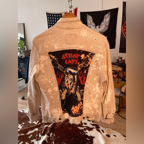 Jackets & Coats | Custom Stray Cats Jacket By Trashxhaus | Poshmark